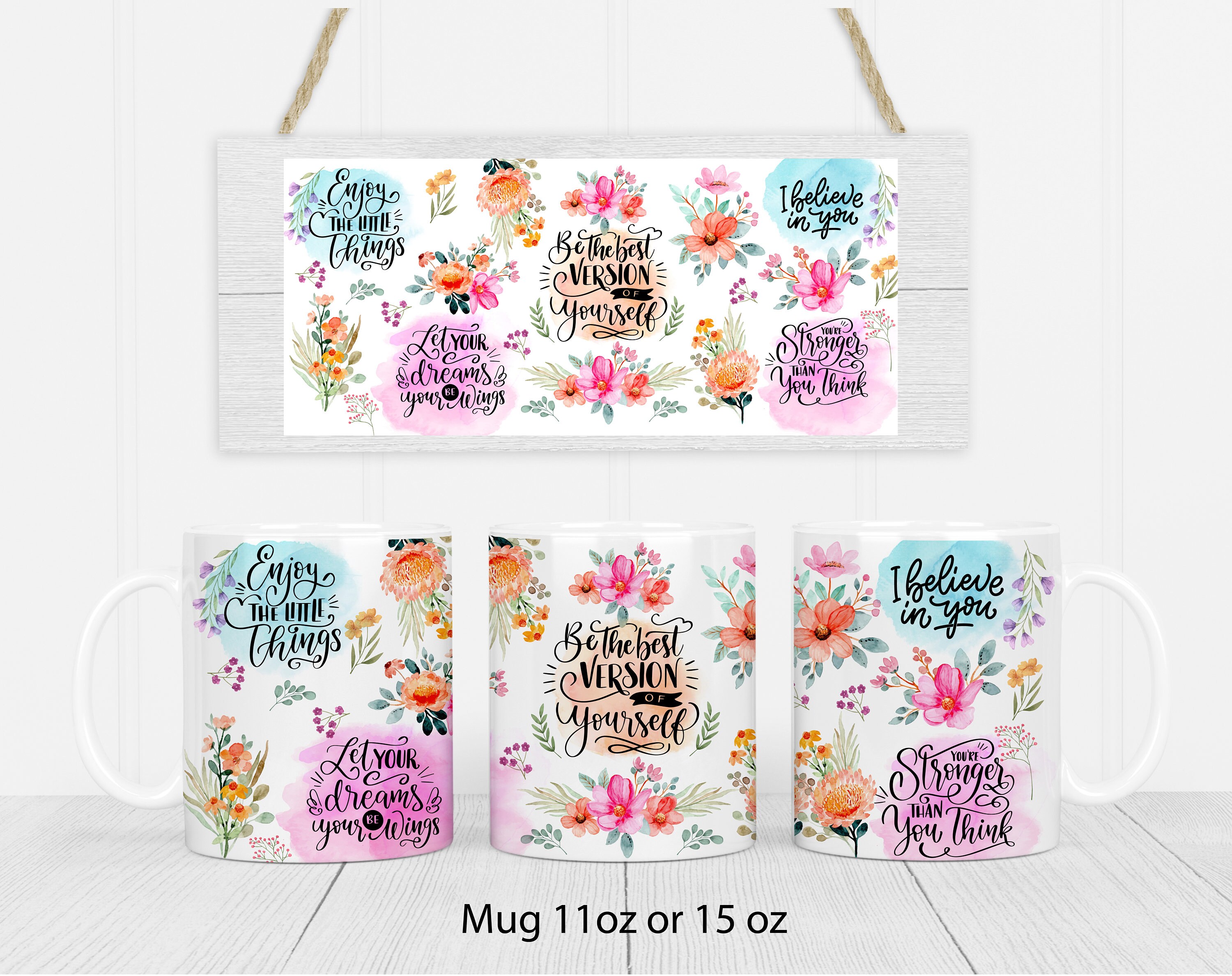 Mental Health Mug/gratitude Motivational Mug/positivity Mug/self Love ...