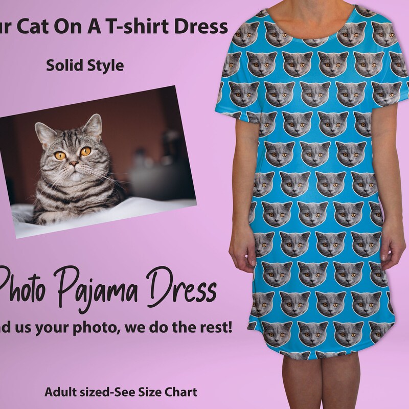 Cat Pajama Gowns - Etsy