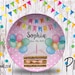 Candyland Birthday Plate/girls Candyland Bday Party Plate/happy ...