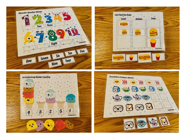 Toddler Busy Book, Toddler Activity Binder, Learning Busy Book ...