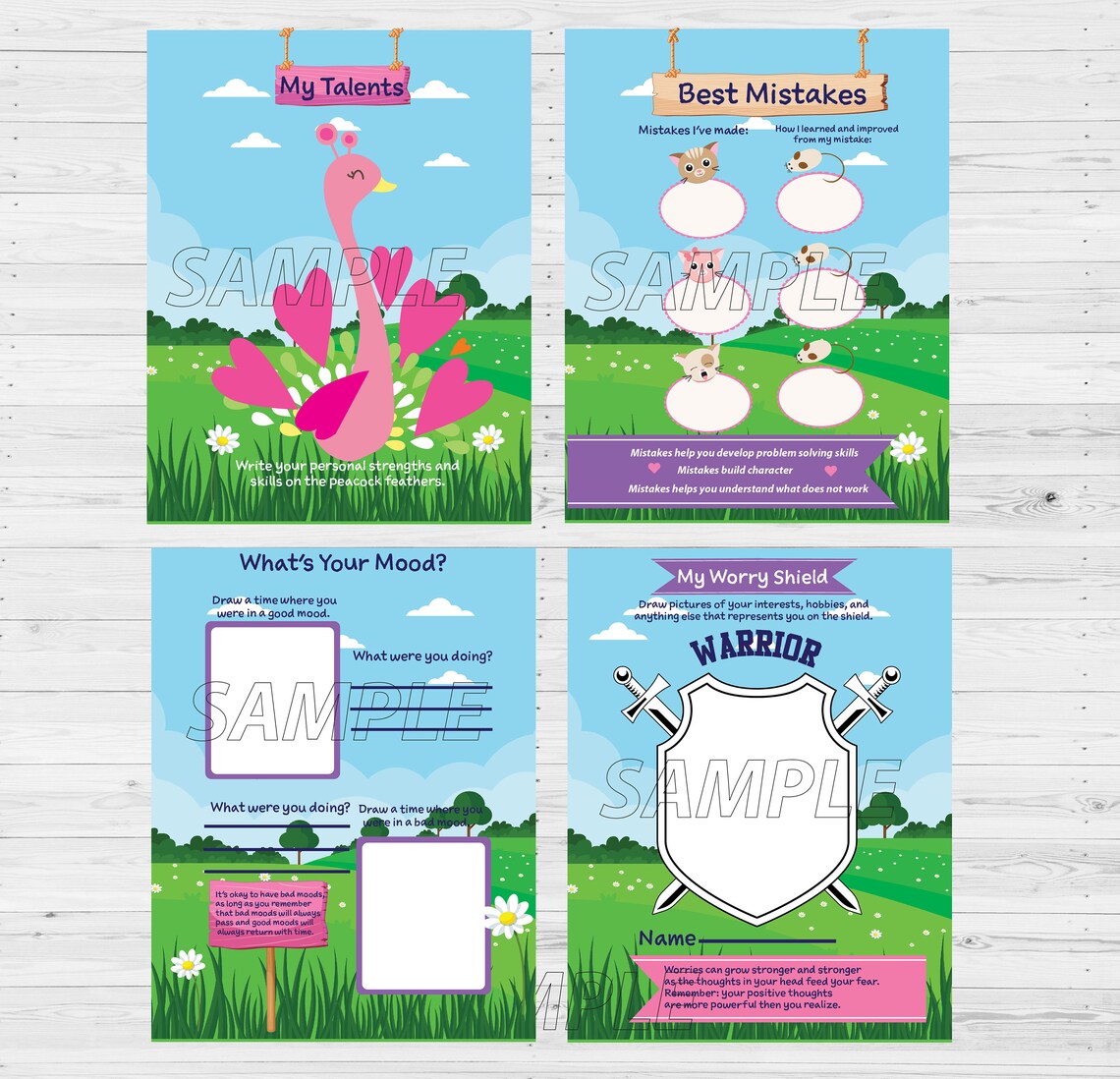 Homeschool Printable Educational Activity Girls Diary | Etsy