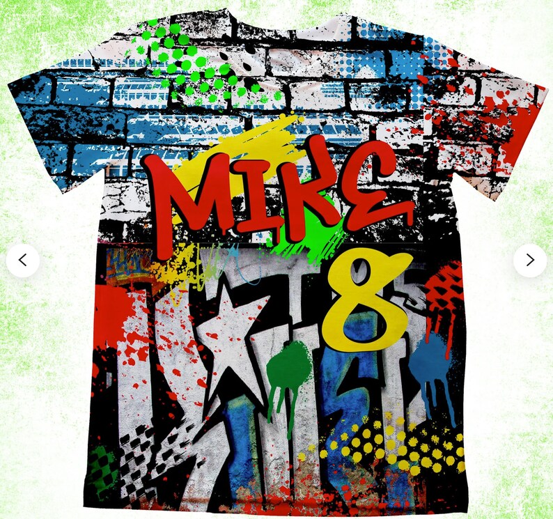 Graffiti Invitation/digital Graffiti Printable Invite/svg Hip | Etsy