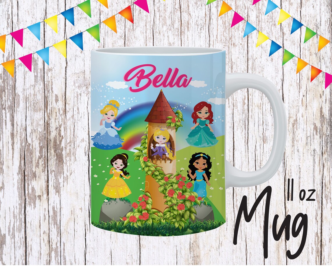 Magical Princess Plate Set/custom Plate for Kids/ Girls | Etsy