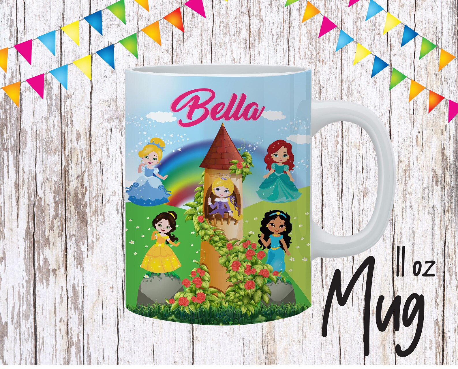 Magical Princess Plate Set/custom Plate for Kids/ Girls | Etsy