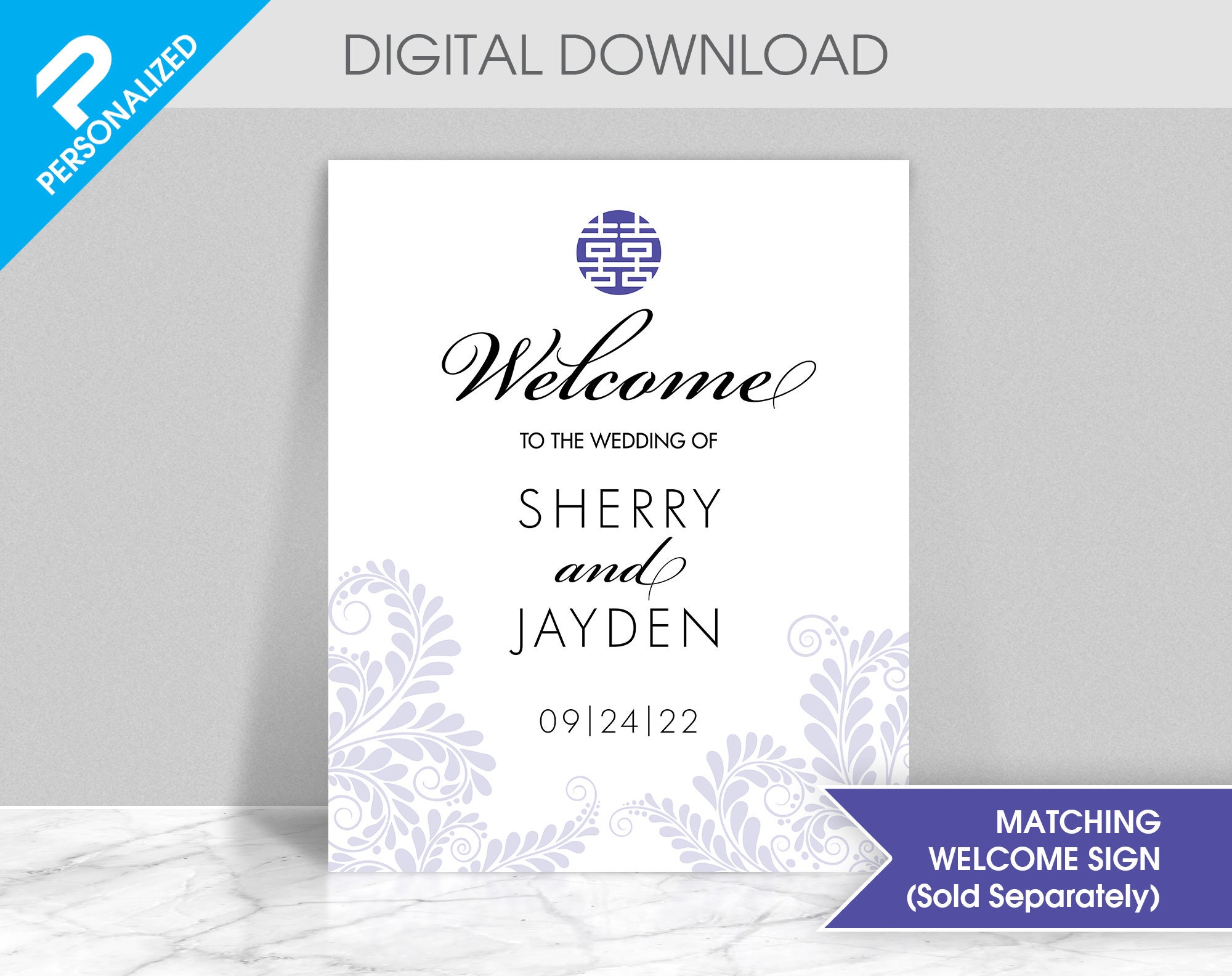 Chinese Wedding Bilingual Menu Cards Chinese and English 4 X 7.5 Inch ...