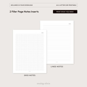 Undated Academic Planner Printable Bundle – Set of 15 | College Student ...