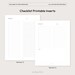 Task Manager Checklist Printable Insert Bundle – Set of 5 | Priority ...