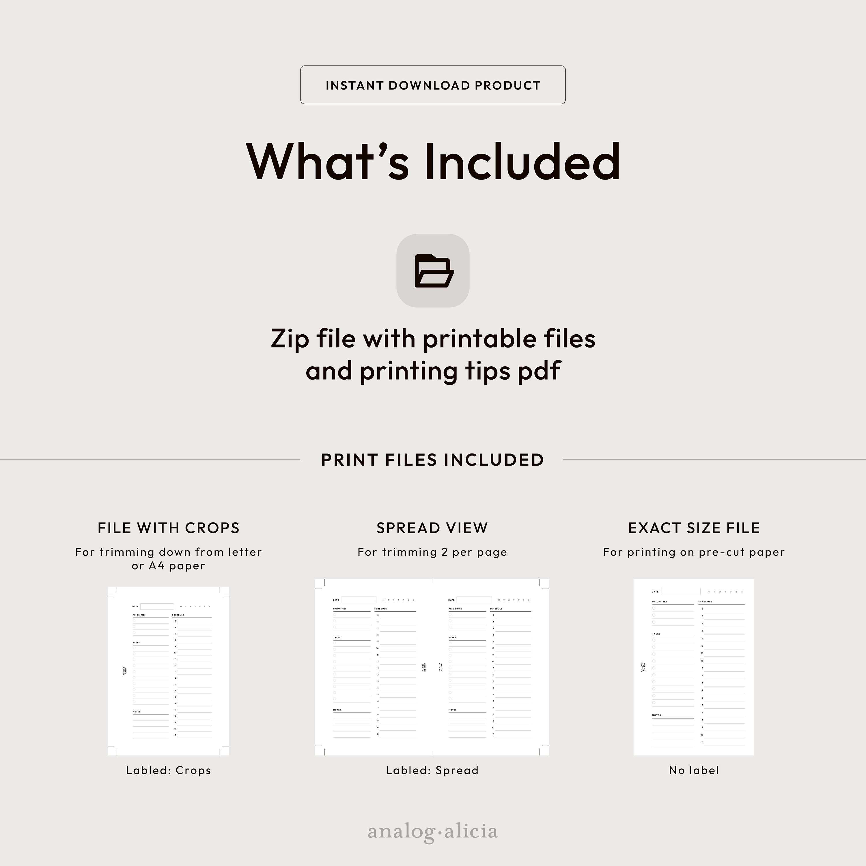 Pocket/pocket XL Fillable Floral Section Covers / Editable Table of ...