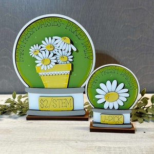 Daisy Interchangeable Snowglobe, Summer Decor, Interchangeable Decor ...