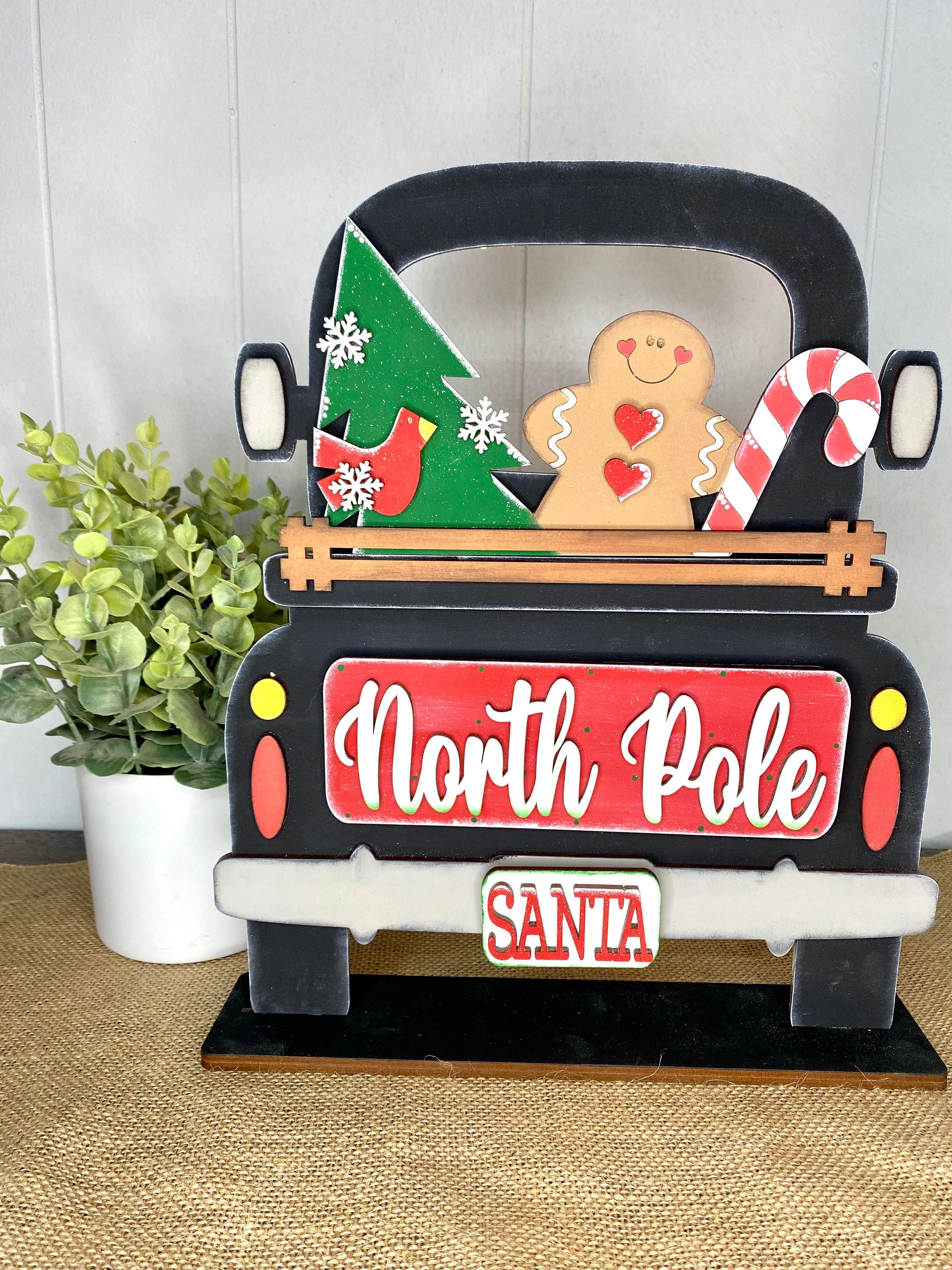 North Pole Interchangeable Truck, 12 Inch Large Interchangeable ...