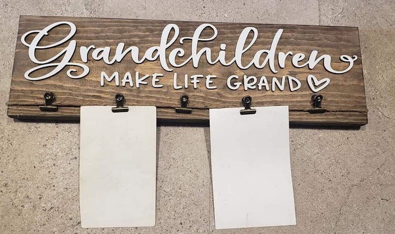 Grandchildren 3d Picture Display. Great Christmas Gift. Mothers Day ...