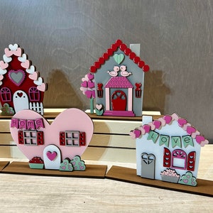 Valentine's Day Village, Custom Houses, Seasonal Decor, Bundle or ...