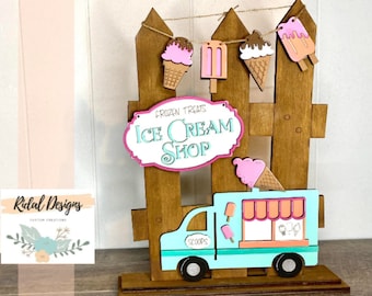 Ice Cream Stand Insert DIY Inserts for Interchangeable Inserts Tiered ...