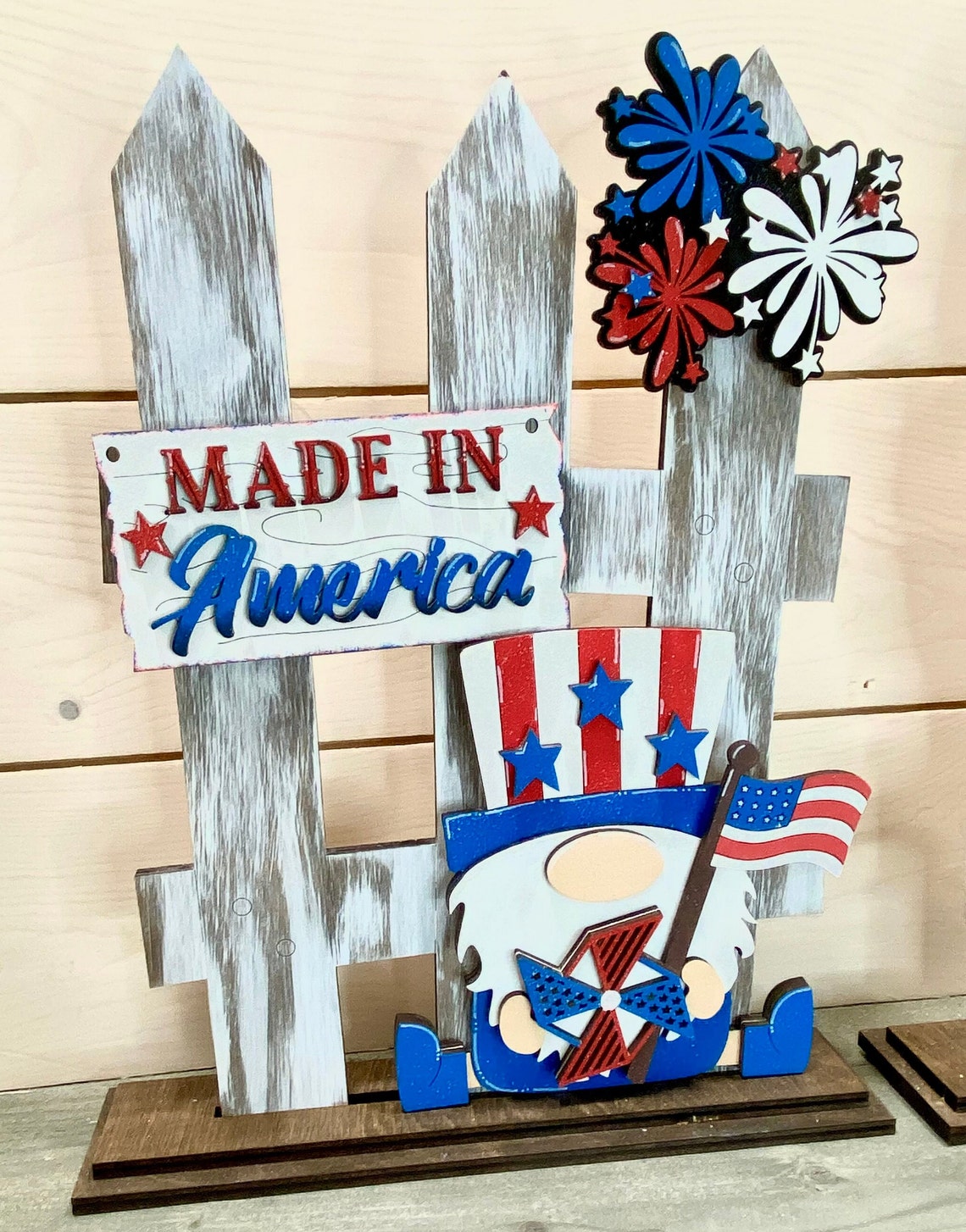 Fourth of July Interchangeable Fence Available as Add on or - Etsy