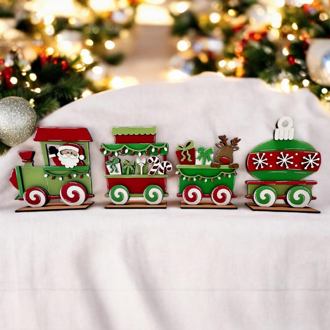 Christmas Train, Santa, Seasonal Decor, Bundle or Individual Available ...