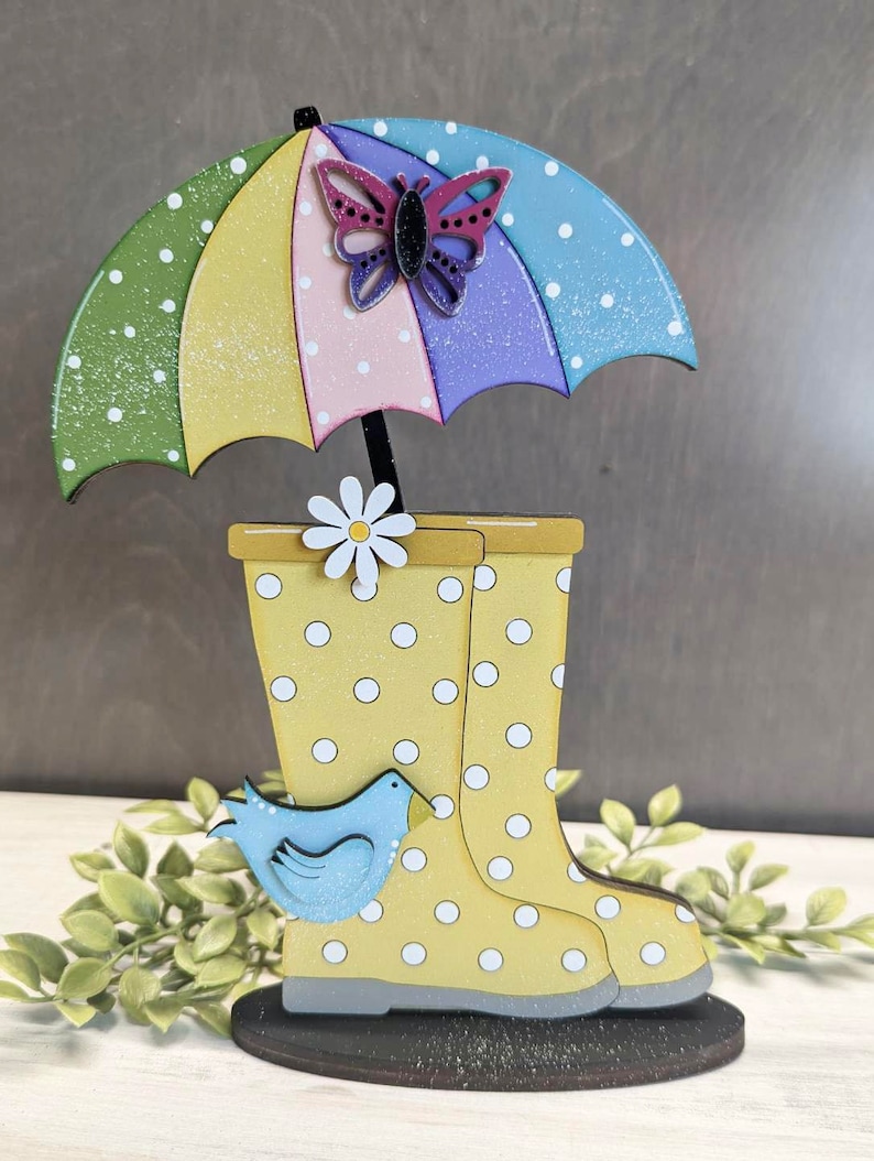 Spring Shelf Sitters, Spring Decor, Tiered Tray Decor, Bundle Available ...