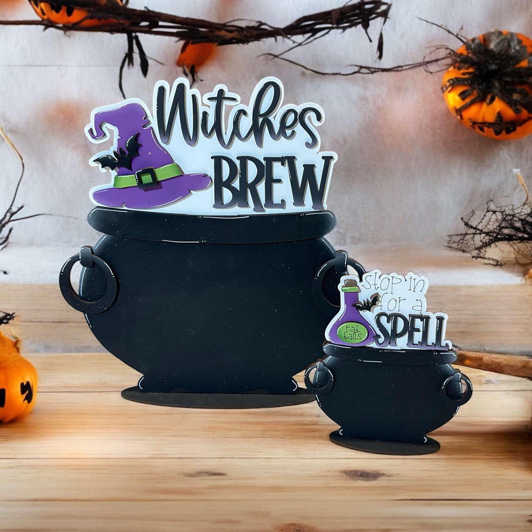 Witches Brew FULL AND MINI Interchangeable Basket, Fall Decor, Seasonal ...