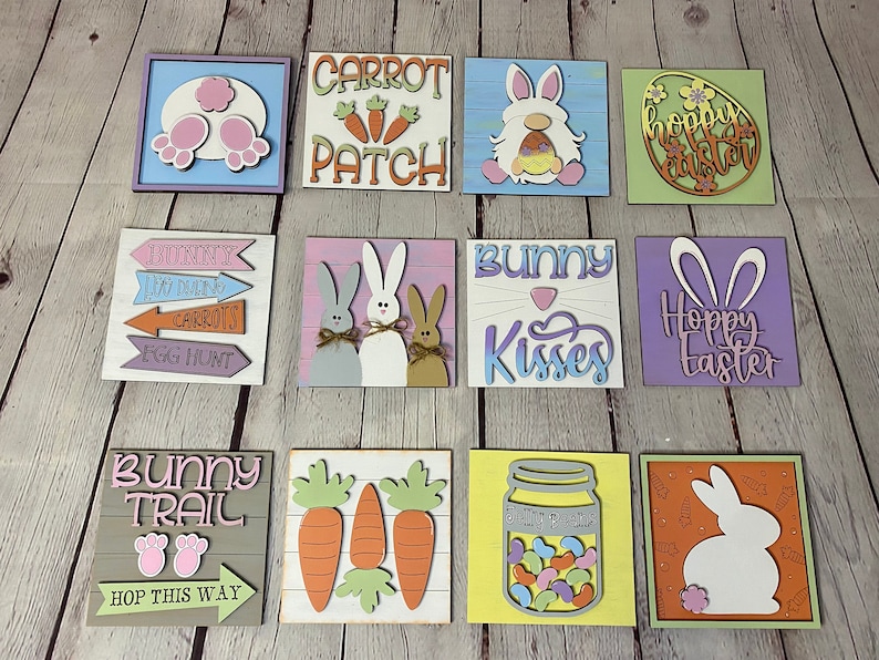 Full Size Easter Ladder Inserts Seasonal Decor - Etsy