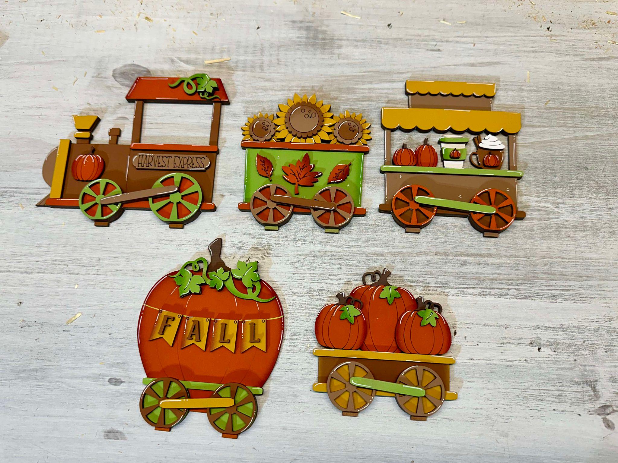 Fall Train, Seasonal Decor, Bundle or Individual Available, Build Your ...
