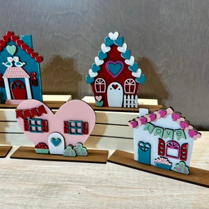 Valentine's Day Village, Custom Houses, Seasonal Decor, Bundle or ...