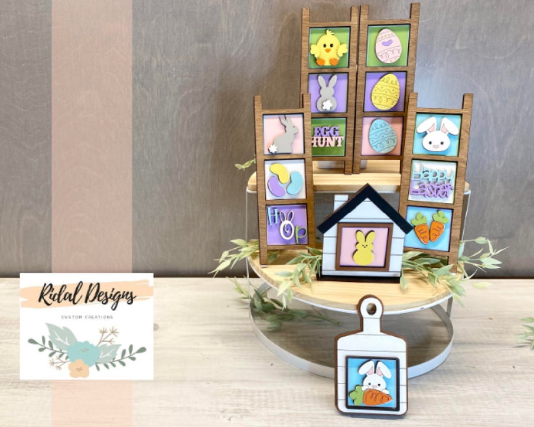 MINI Easter Interchangeable Ladder, Everyday Decor, Farmhouse Decor ...