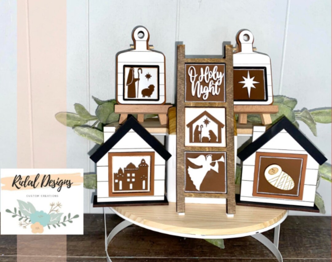 MINI Nativity Interchangeable Ladder, Everyday Decor, Farmhouse Decor ...