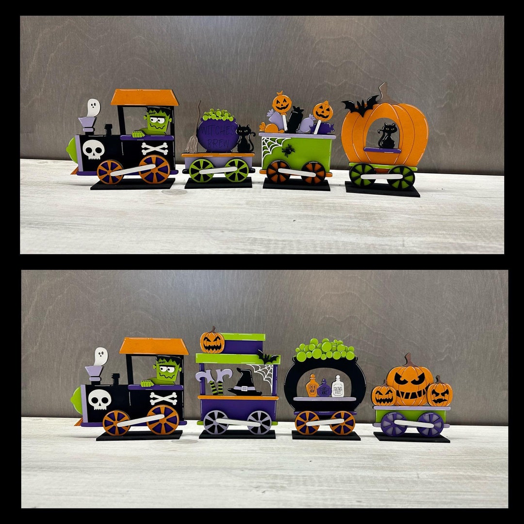 Halloween Train, Spooky, Seasonal Decor, Bundle or Individual Available ...