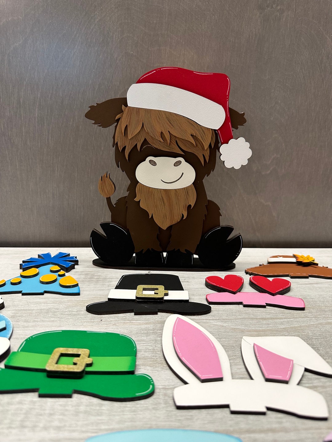 Highland Cow Interchangeable, Full Bundle Available - Etsy