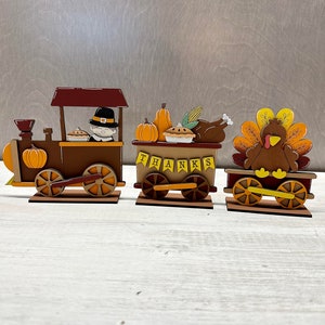 Thanksgiving Train, Fall Decor, Seasonal Decor, Bundle or Individual ...