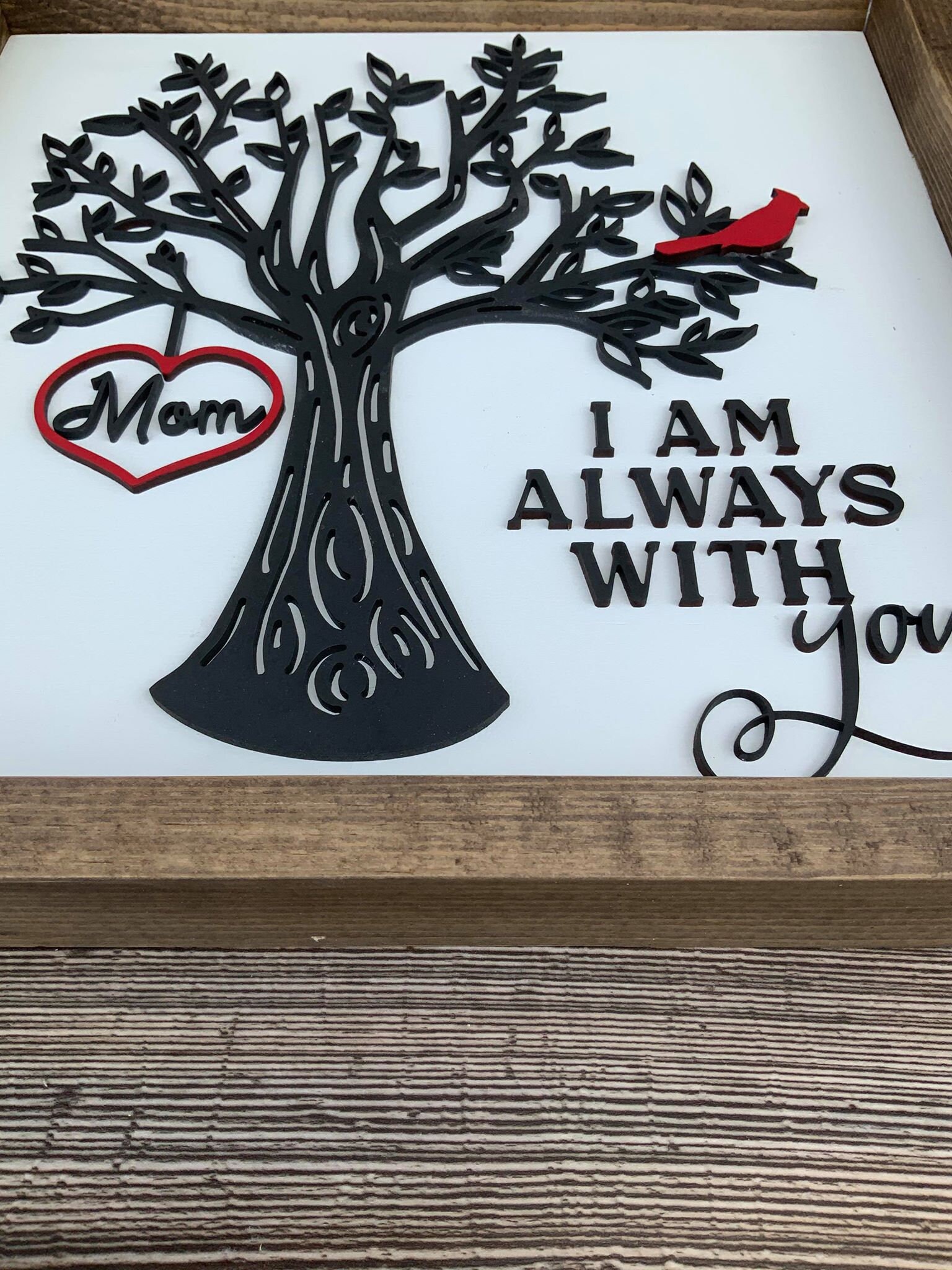 Personalized Cardinal Sign Memorial Custom 3d Sign - Etsy