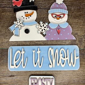 Let It Snow Interchangeable Truck, 12 Inch Large Interchangeable ...
