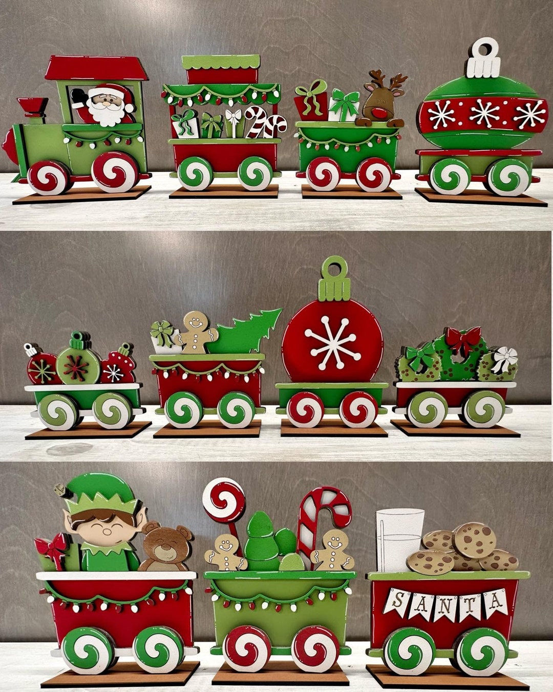 Christmas Train, Santa, Seasonal Decor, Bundle or Individual Available ...