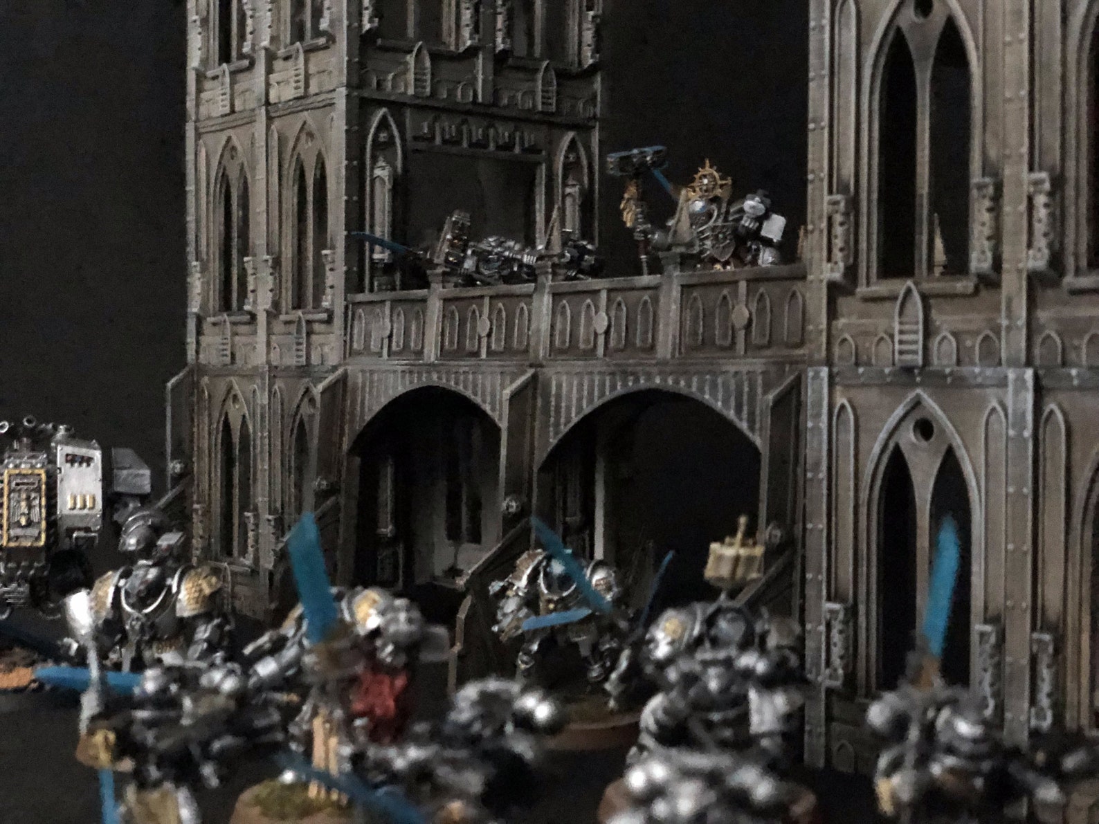 Gothic Ruins Two Towers & Bridge Warhammer 40k Terrain | Etsy