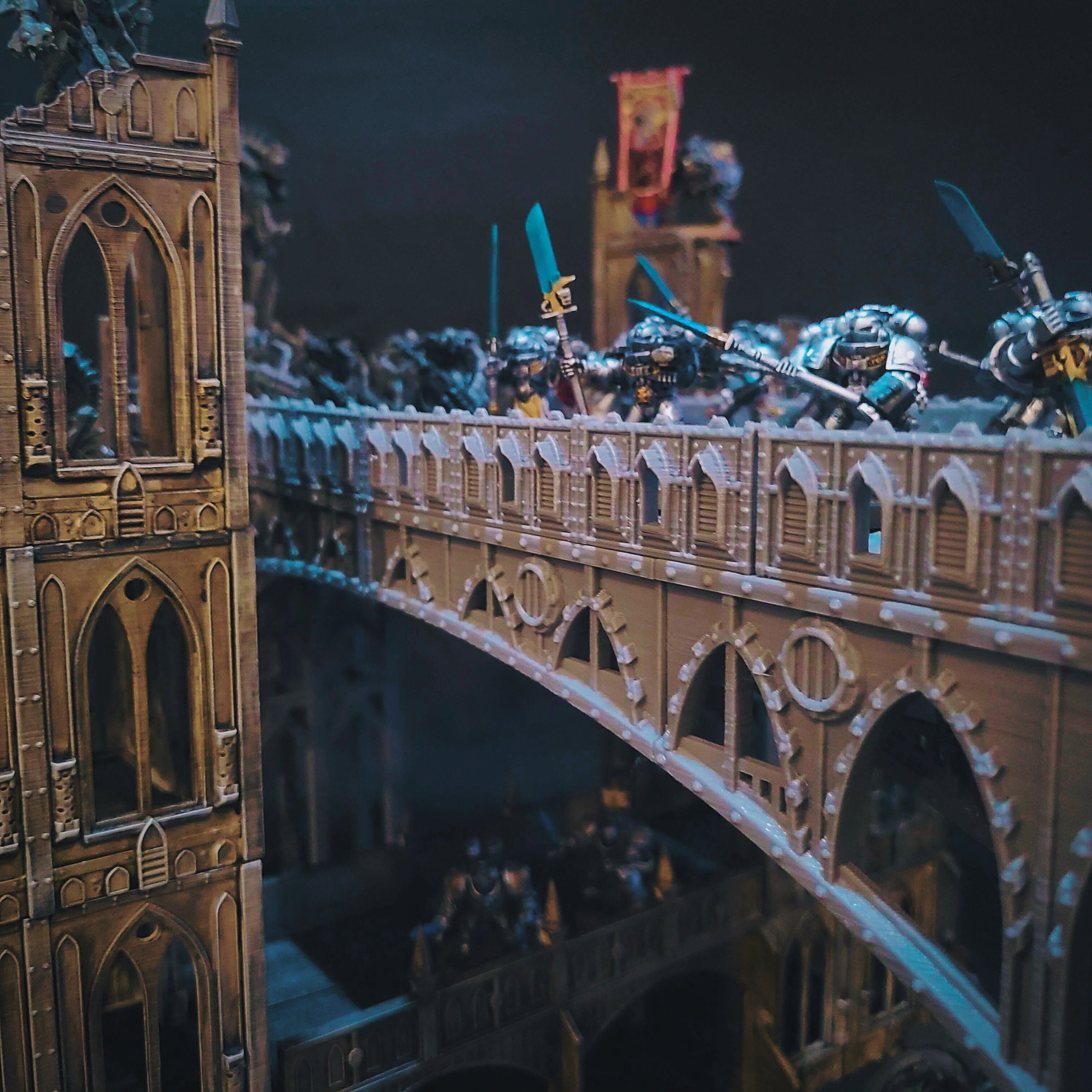 Gothic Bridge Warhammer 40k Terrain 8 Stück MiniatureLab | Etsy