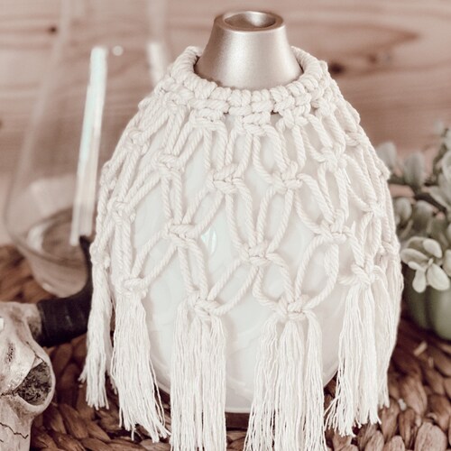 Boho Macrame Diffuser Coverindie Vase Cover Essential | Etsy