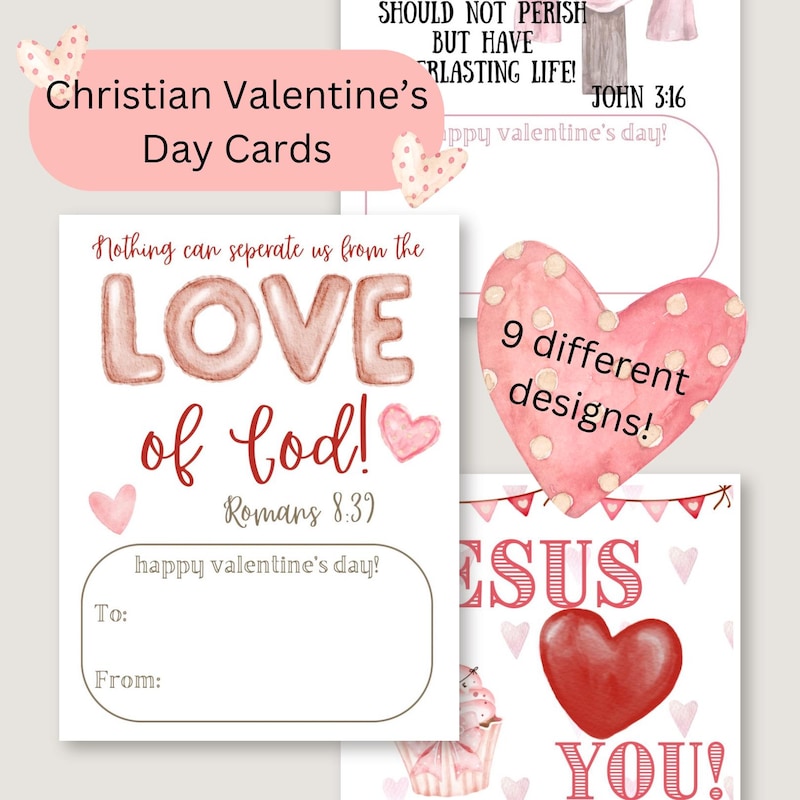 Christian Valentine Downloadable Card - Etsy