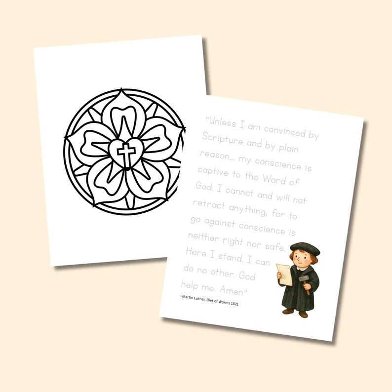 Reformation Day Learning Pack, Martin Luther Activities for Kids ...