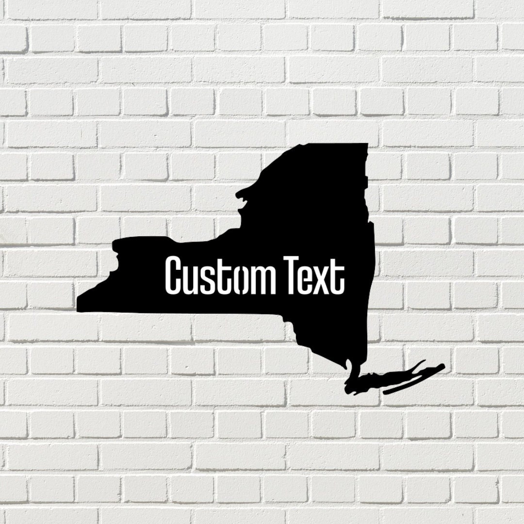 Custom Metal State Signs, Personalized State Sign, House Warming Gift ...