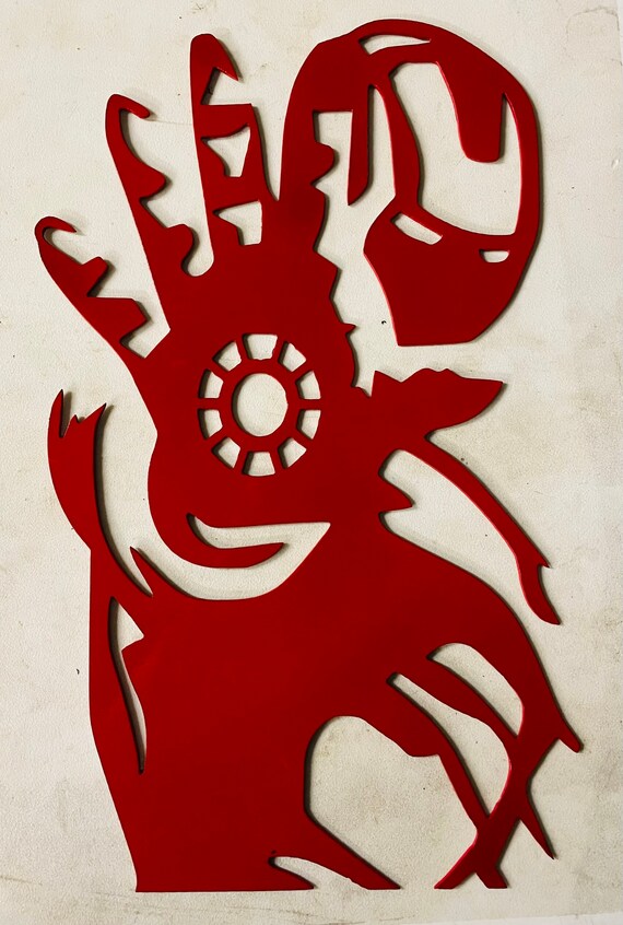 Iron Man Iron man metal sign Super Hero | Etsy