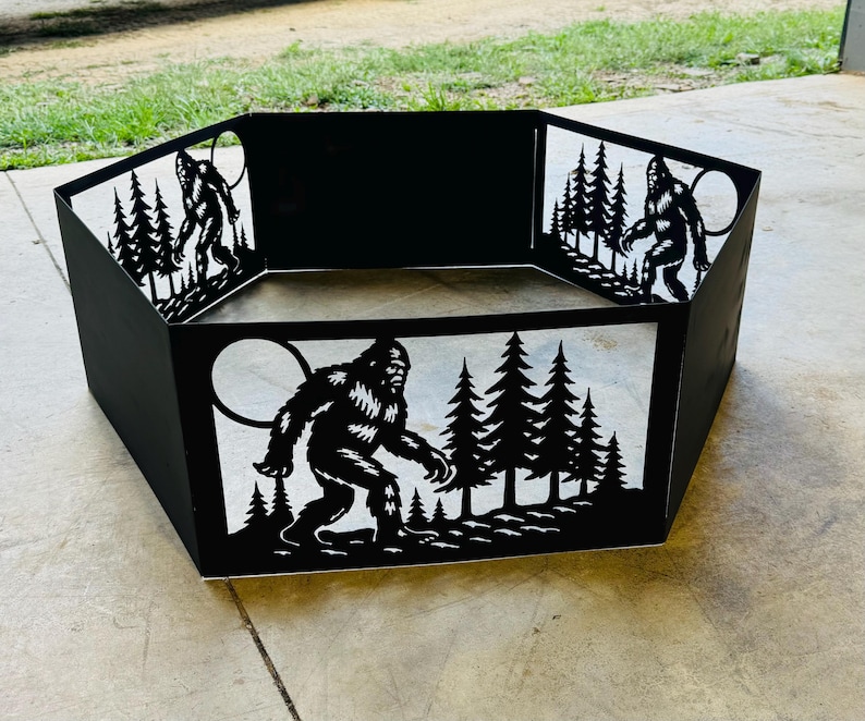 Bigfoot Fire Pit DXF File, Bigfoot DXF Cut File, Fire Pit Plasma Cut ...