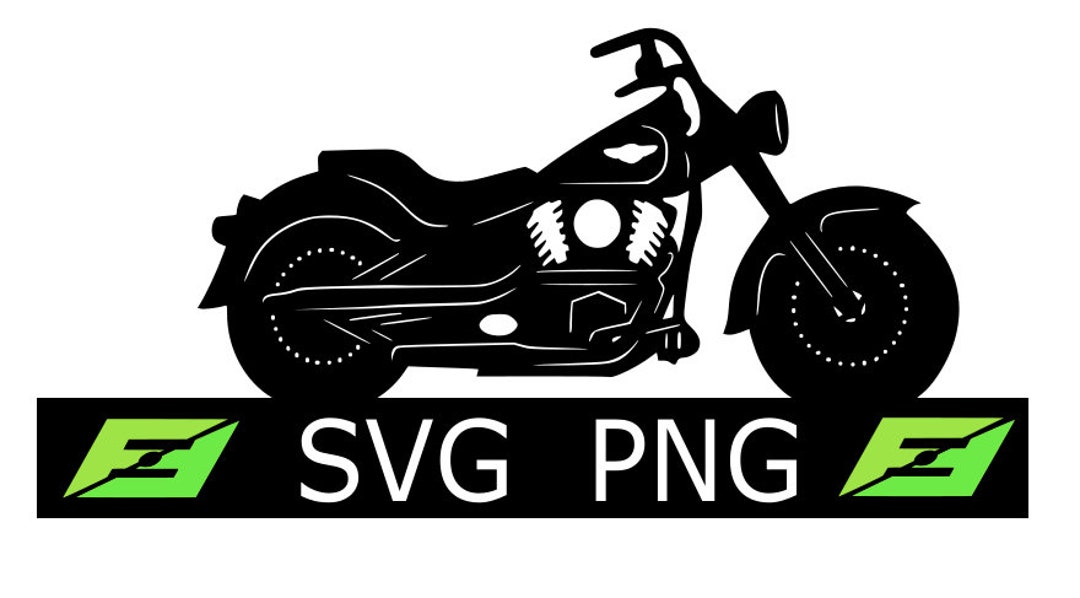 Motorcycle Svg and Png File - Etsy