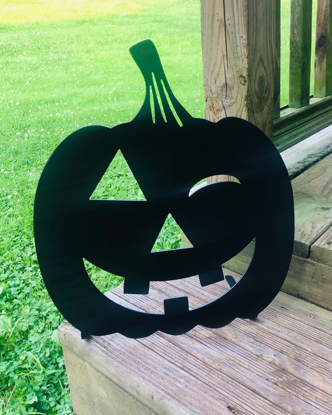 Metal Pumpkin Decor, Halloween Decor, Fall Metal Art, Outdoor Halloween ...