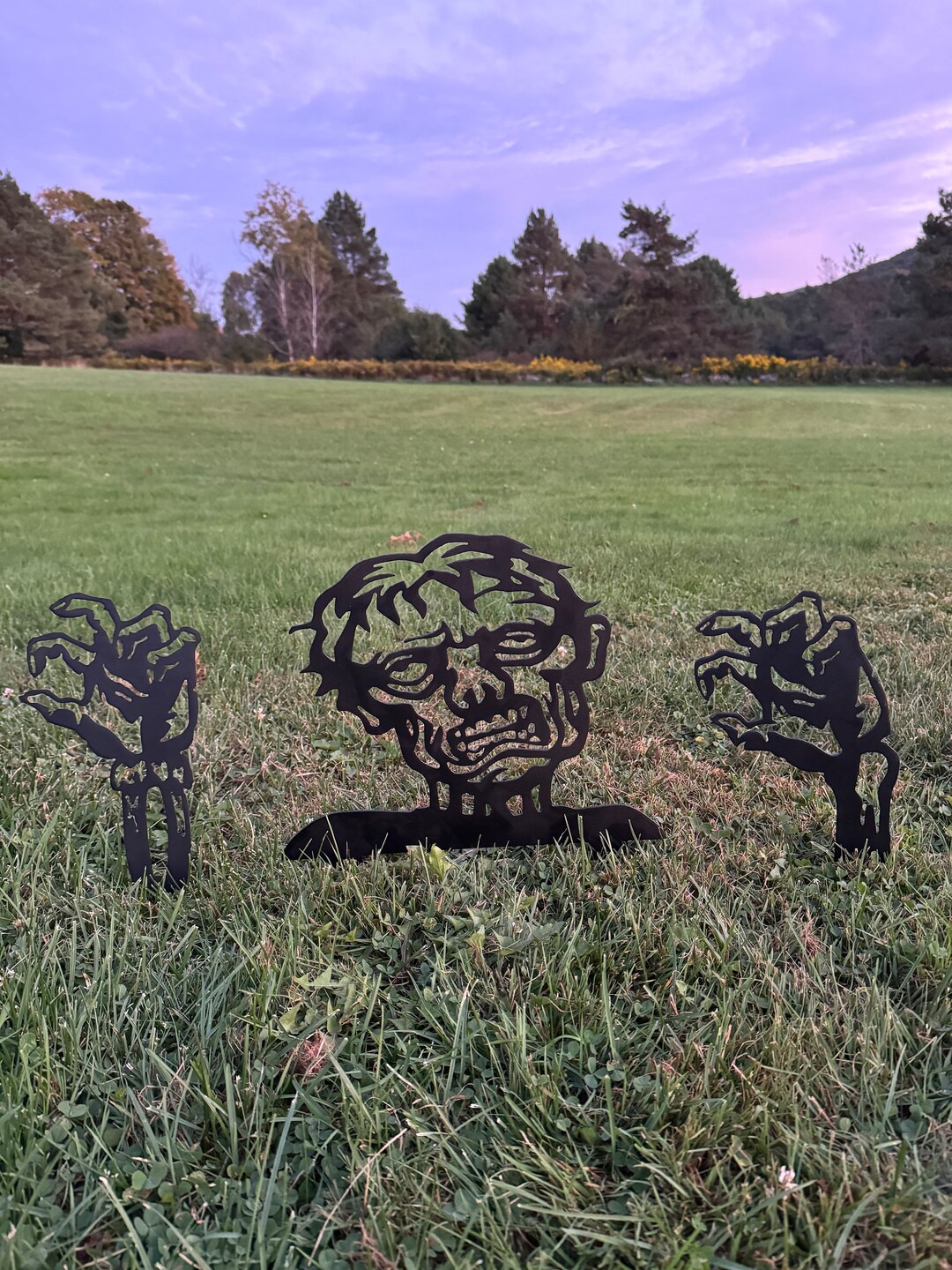 Zombie Yard Stake, Metal Zombie Yard Art, Zombie Halloween Decor - Etsy