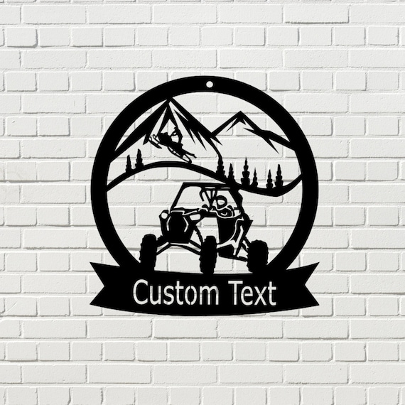 UTV Personalized Sign RZR Sign Snowmobile and Mountain Sign - Etsy