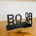 Metal Bookend Office & Bookshelf Book Stopper Book Letters - Etsy