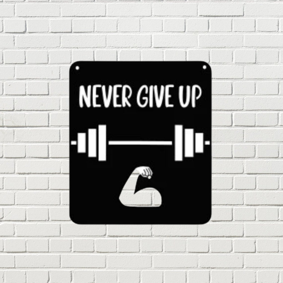 Letrero de gimnasio de metal letreros de citas - Etsy México