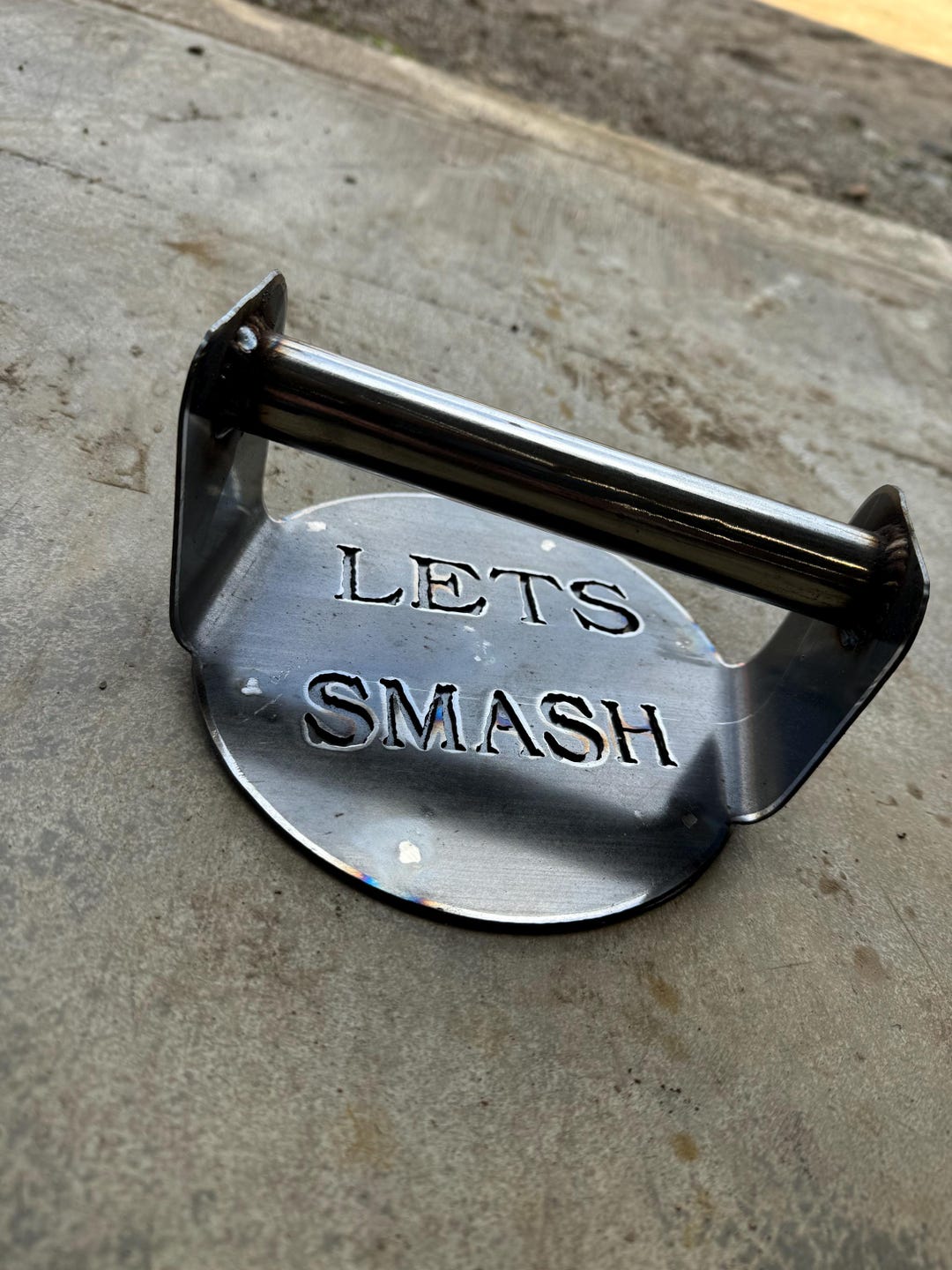 Smash Burger Press DXF File, Metal Smash Burger Press Cut File - Etsy