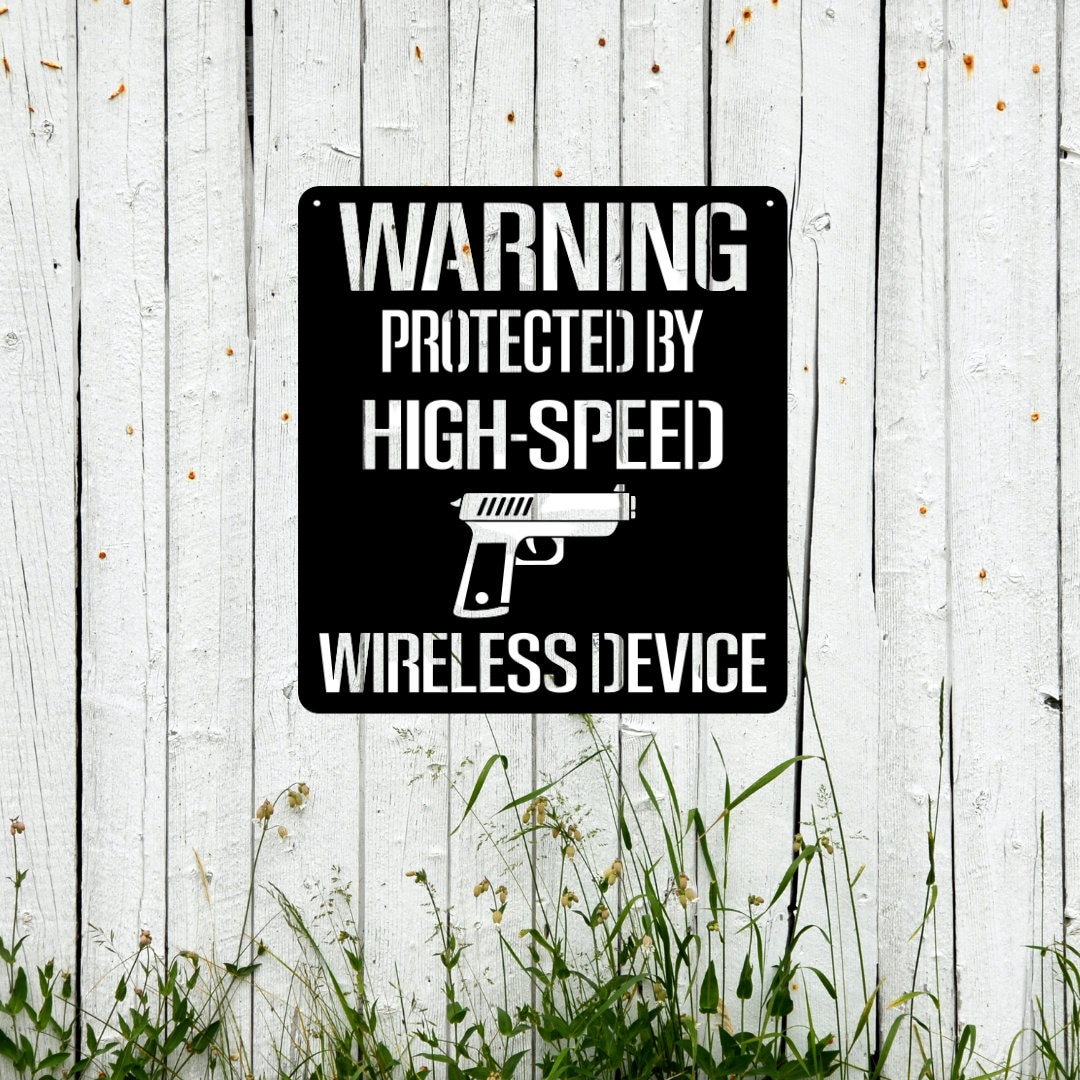 Home Protected by High Speed Wireless Device, Second Amendment Wall ...