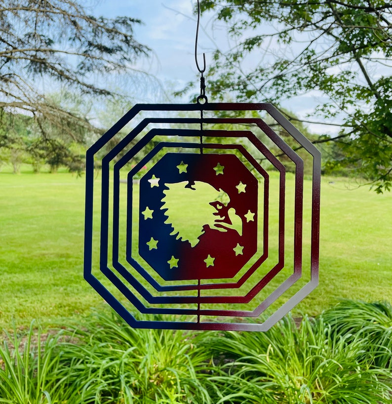 Eagle Wind Spinner, Metal Wind Spinner, Metal Art Wind Spinner - Etsy