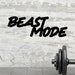 Beast Mode Sign, Metal Beast Mode Sign, Beast Mode Word Art, Metal Gym ...